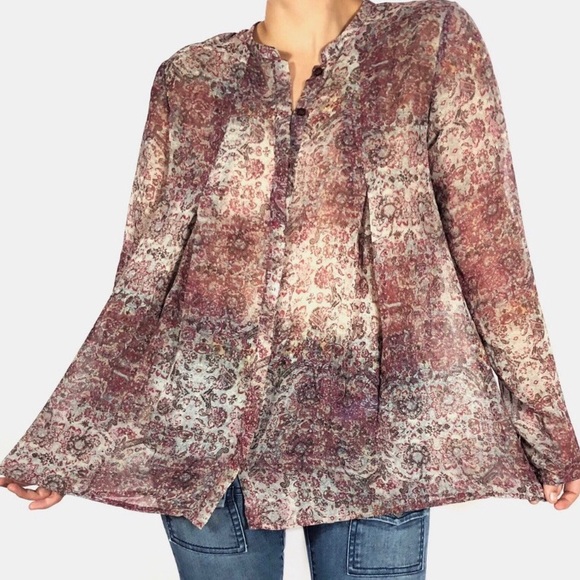 BCBGeneration | Tops | Bcbg Paisley Blouse | Poshmark